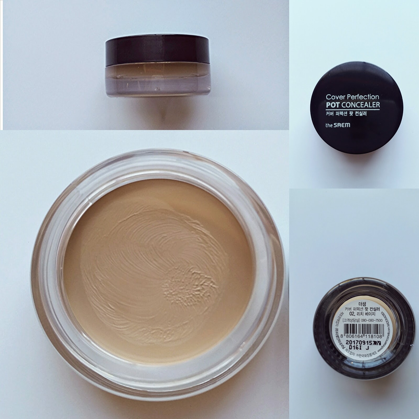 The Saem Cover Perfection Pot Concealer кремовый консилер